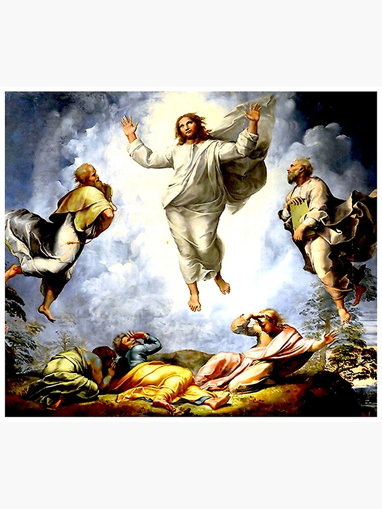 "RAPHAEL : Vintage 1520 Transfiguration of Jesus Christ Print" Poster ...