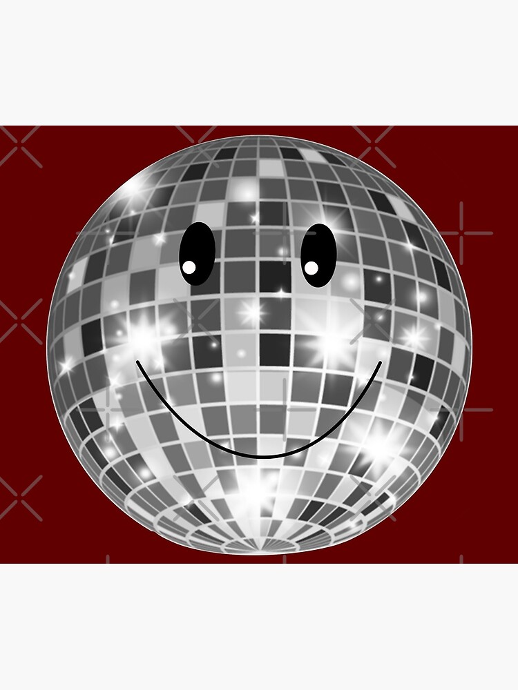 "Smiley Face Disco Ball" Metal Print by ZauralDesigns | Redbubble