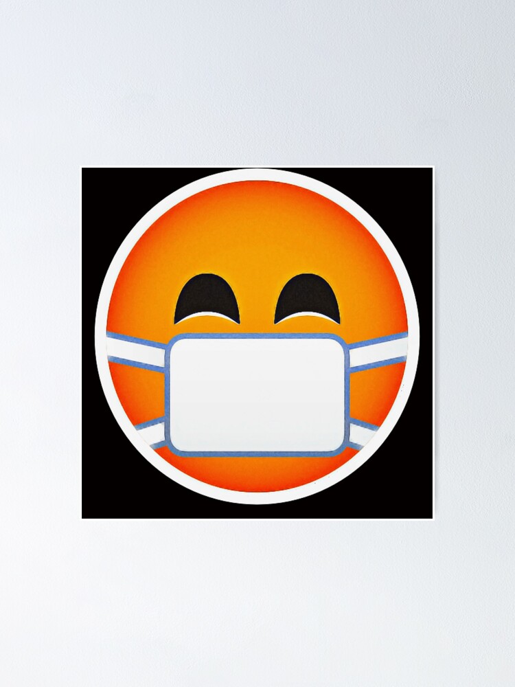 "Smiley corona mask" Poster by Jonathan70320 | Redbubble