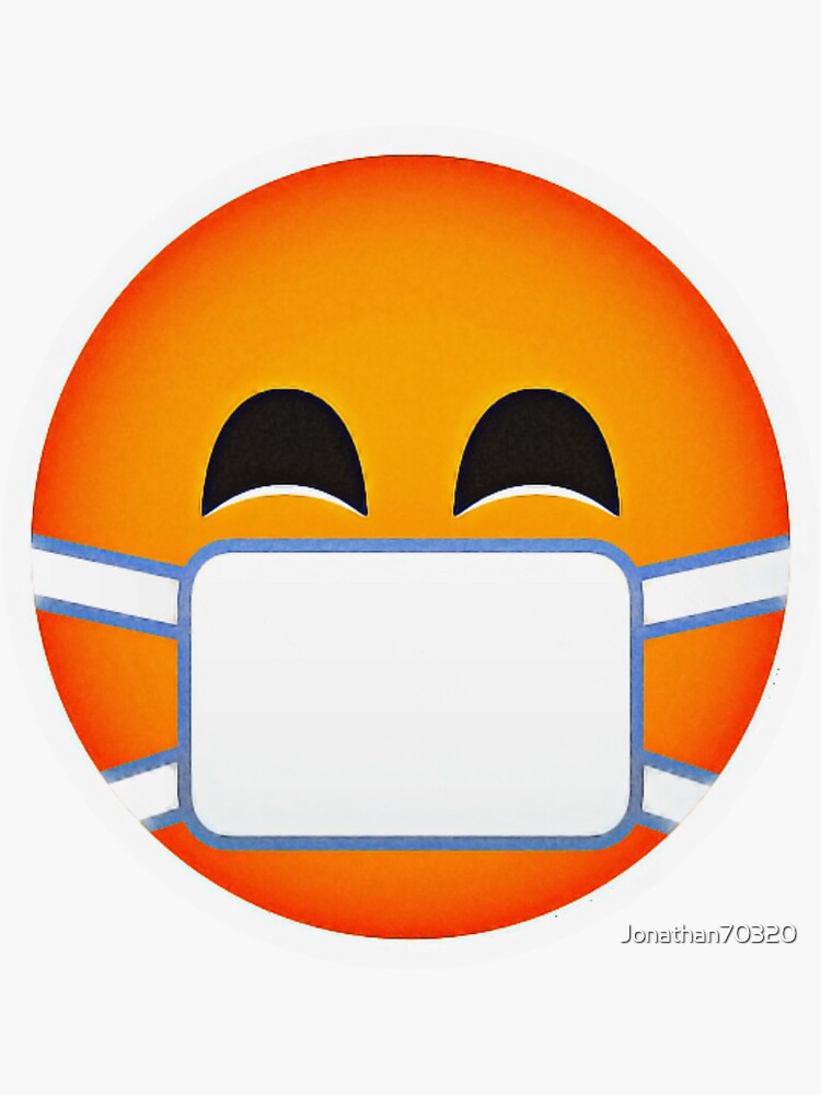 "Smiley corona mask" Sticker by Jonathan70320 | Redbubble