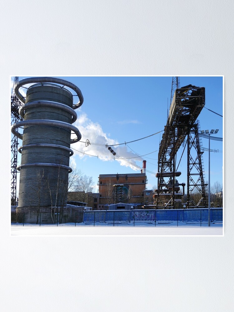 "huge cascade transformers tesla" Poster for Sale by mrivserg | Redbubble