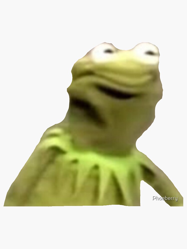 "kermit." Sticker for Sale by Phoeberry | Redbubble
