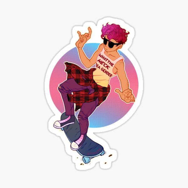 "What A Cool Dude" Sticker for Sale by Vyscera C | Redbubble