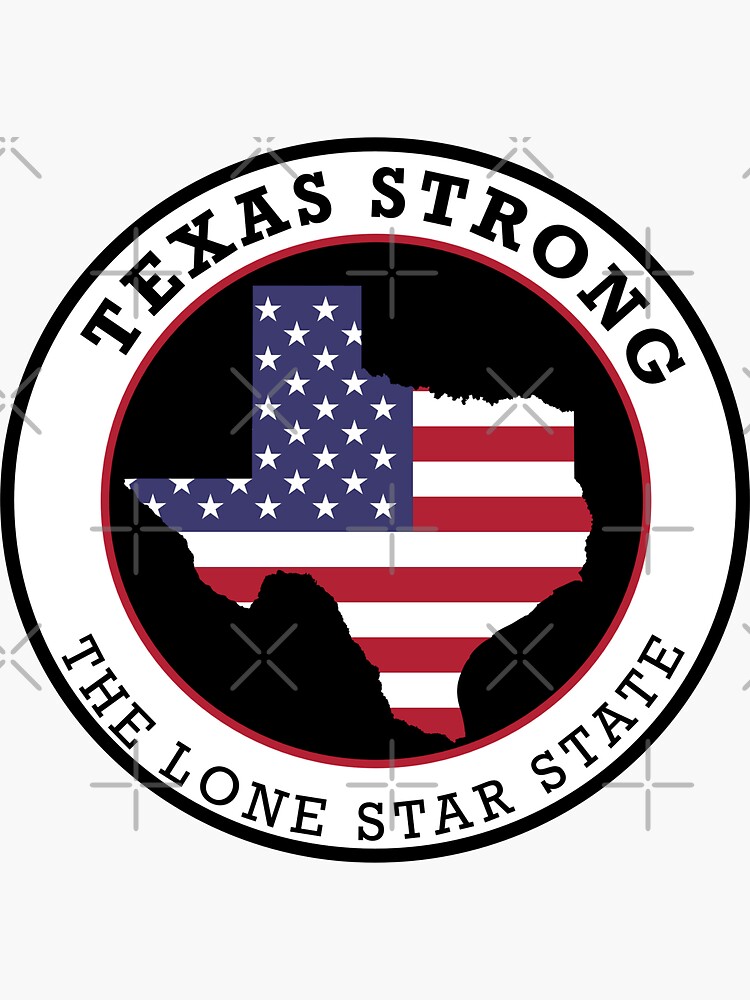 "Texas Strong " Sticker for Sale by HeatherHinson | Redbubble