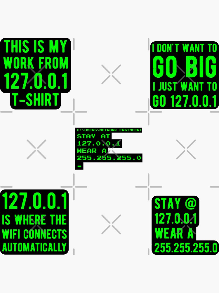 "Pack Funny Network Engineer" Sticker by artworkbyrihen | Redbubble