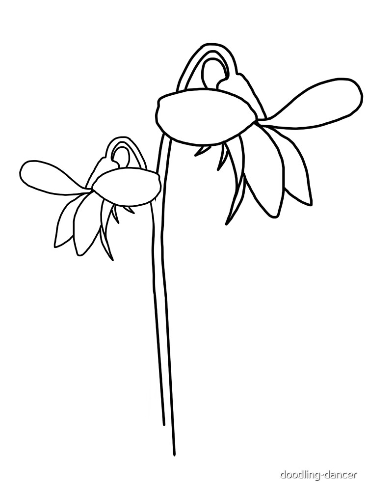 "Violet line art " Sticker by doodling-dancer | Redbubble