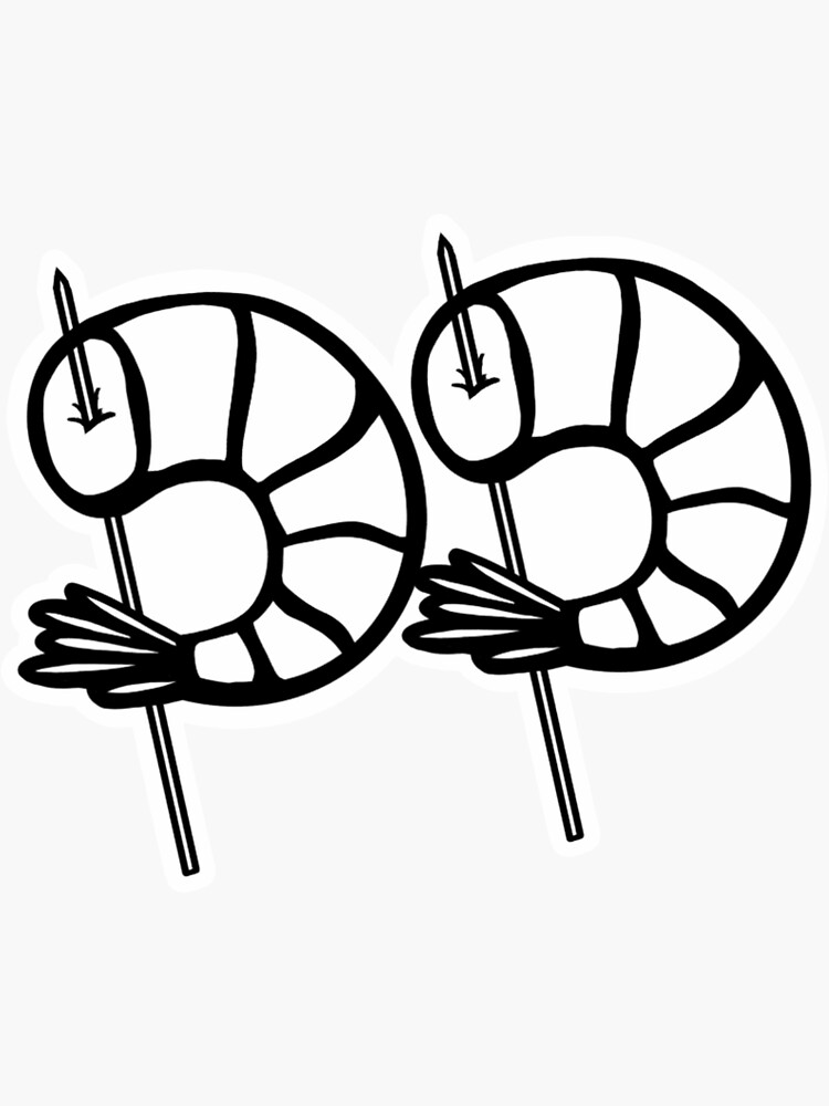 "Small PP Gang (Shrimp)" Sticker for Sale by Small-PP-Gang | Redbubble