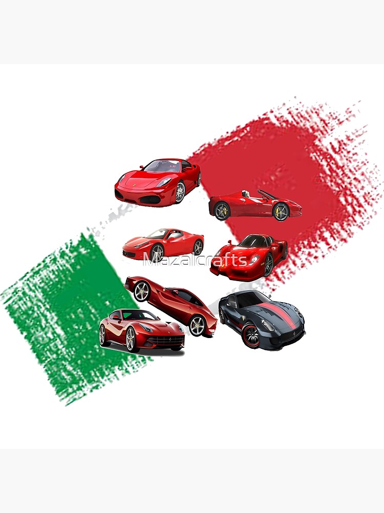 "dream ferrari collage" Art Print for Sale by Mazalcrafts | Redbubble
