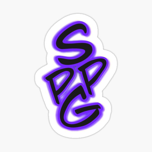 "SPPG Neon (Purple)" Sticker by Small-PP-Gang | Redbubble