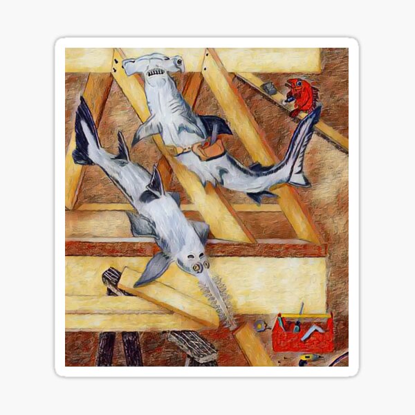 "The Carpenters" Sticker by pinkyjainpan | Redbubble