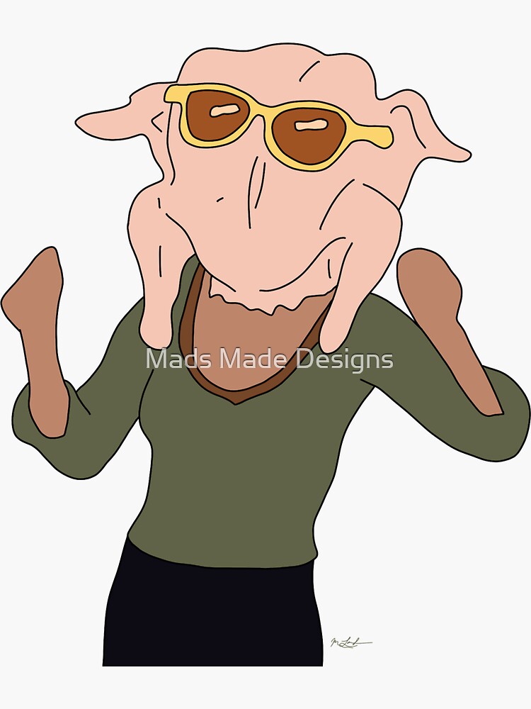 "Turkey Head" Sticker for Sale by maddielough | Redbubble