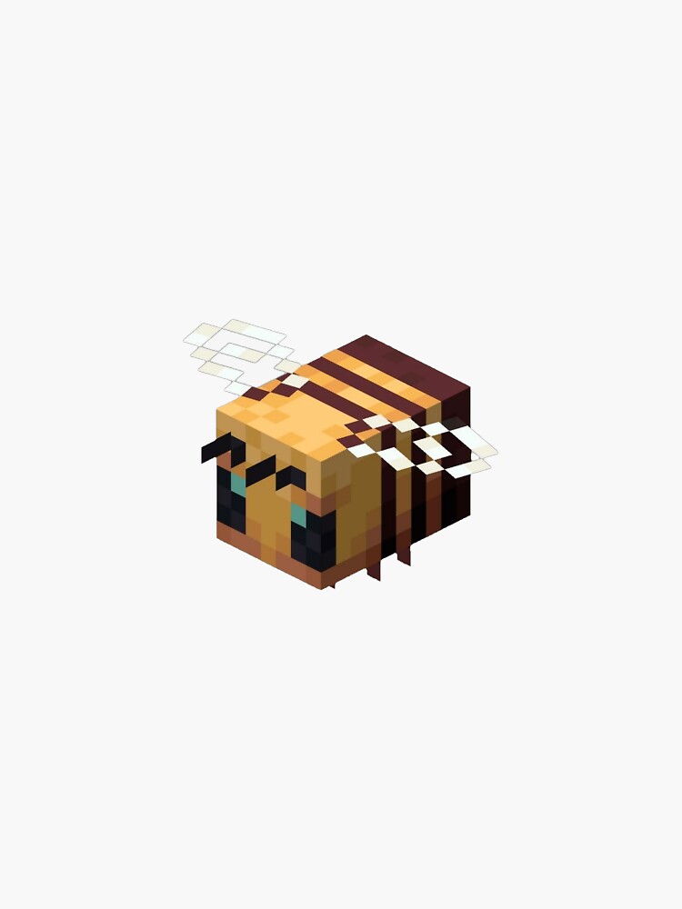 Pegatina «Abeja De Minecraft» de kpetro1227 | Redbubble
