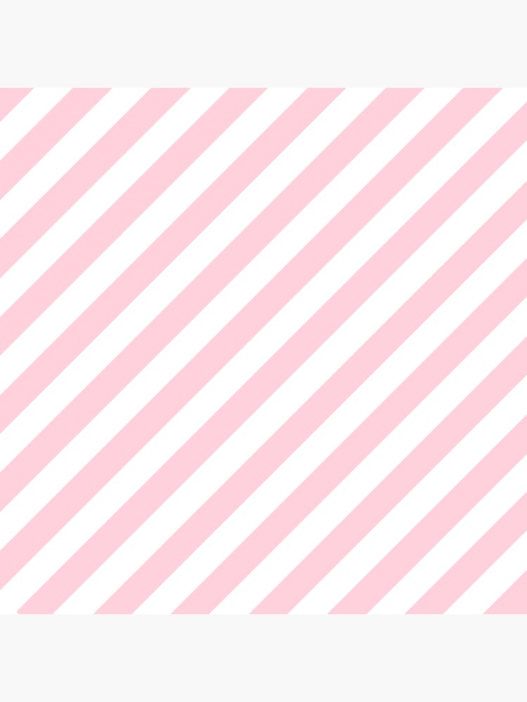 "Simple Baby Pink Stripes" Sticker by GemsAnatomy | Redbubble