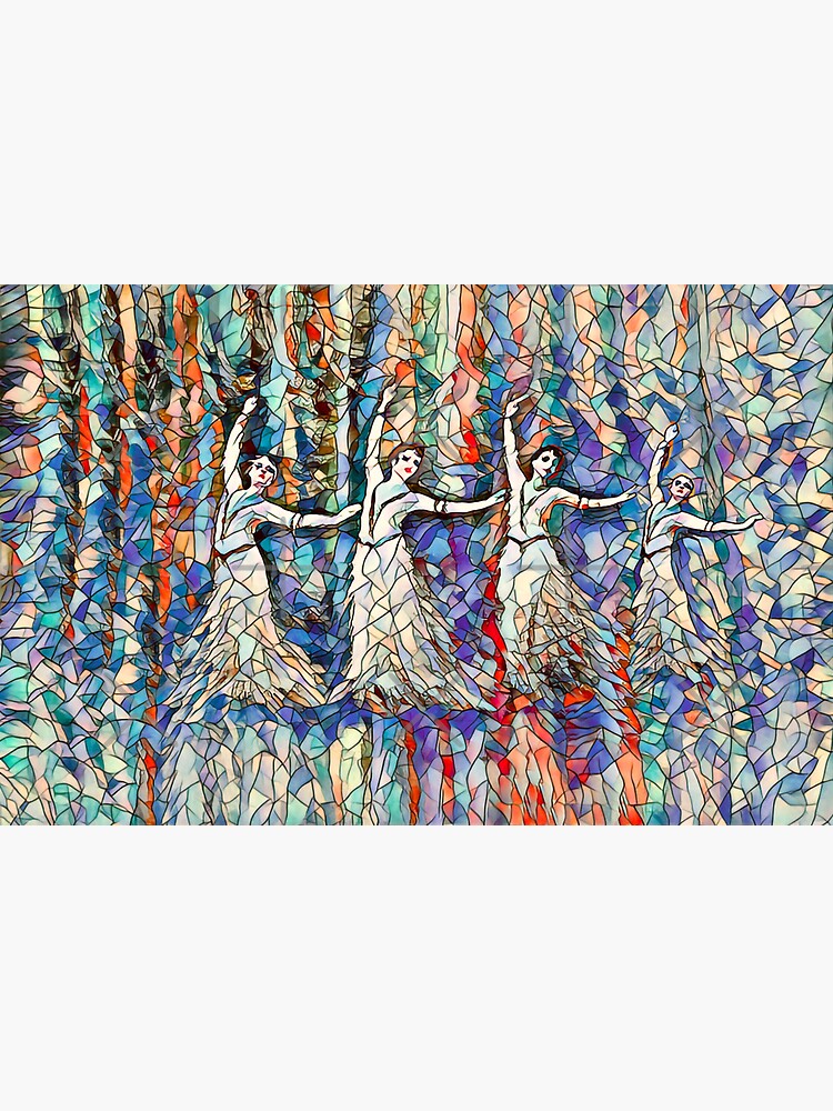 "DANCERS" Sticker for Sale by doniainart | Redbubble