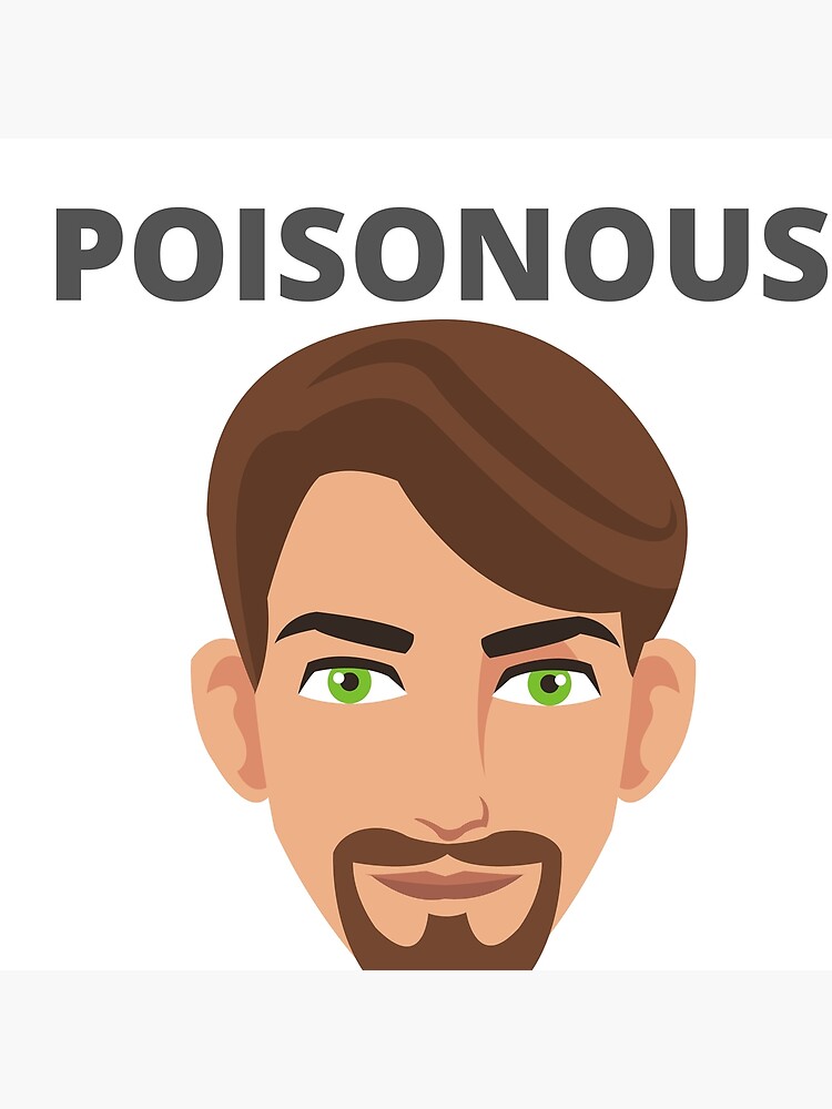 "handsome poison man face" Art Print for Sale by itispeak22 | Redbubble