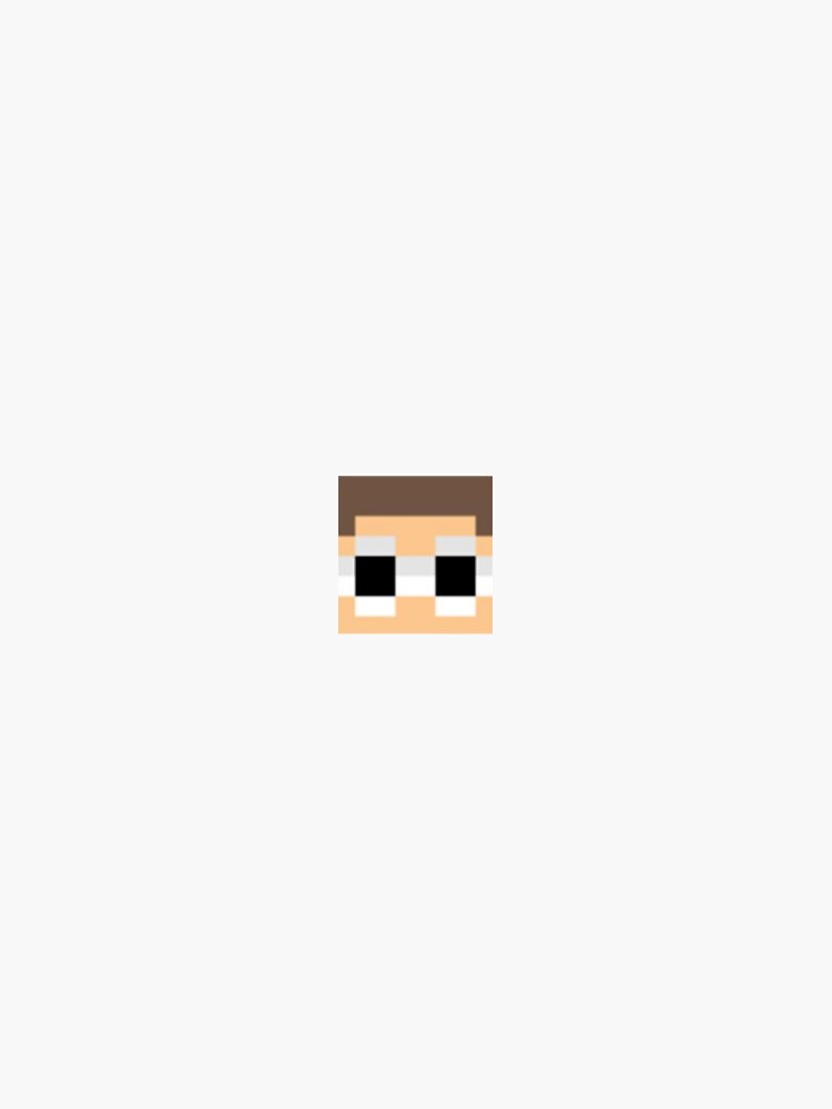"Georgenotfound Minecraft Skin Head" Sticker for Sale by kpetro1227 ...