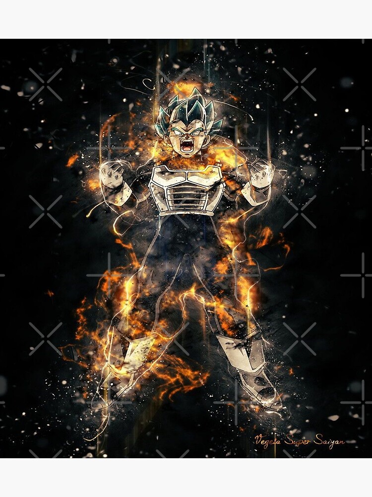 "Dragon Ball Super Vegeta super sayan form " Photographic Print for ...