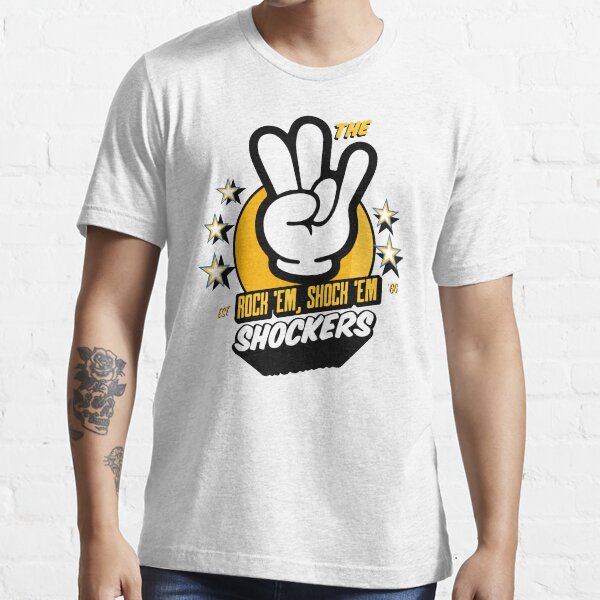 "Rock Em, Shock Em (Glove Hand Gesture Shocker) " T-shirt by ...