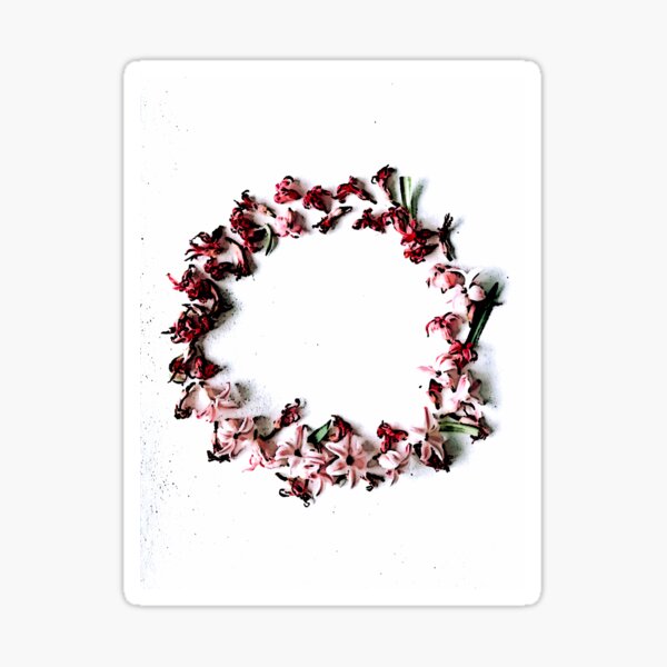 "Flowery Circle" Sticker for Sale by Drowdepot | Redbubble
