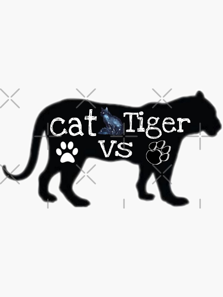 "Cute cat vs tiger shirts, cute cat vs tiger design, cute cat vs tiger ...