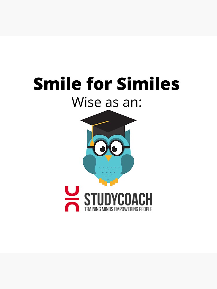 "Learn Similes Graduate Blue Owl by Study Coach" Sticker by studycoach ...