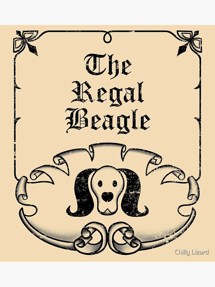 "The Regal Beagle Pop Culture Fictional Bub Crest" Poster by FazioInk ...