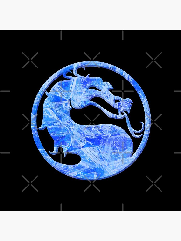 "MORTAL KOMBAT SUB-ZERO Dragon logo classic" Pin for Sale by frikybomb ...