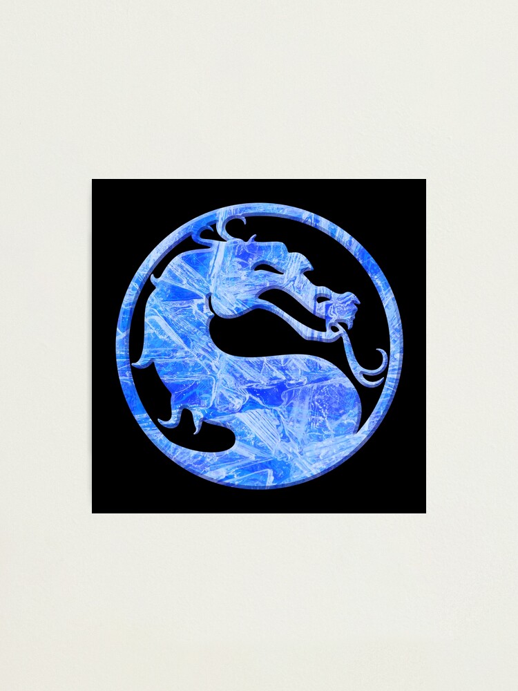"MORTAL KOMBAT SUB-ZERO Dragon logo classic" Photographic Print for ...
