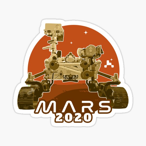 "Perseverance Mars 2020" Sticker by Nemosis | Redbubble