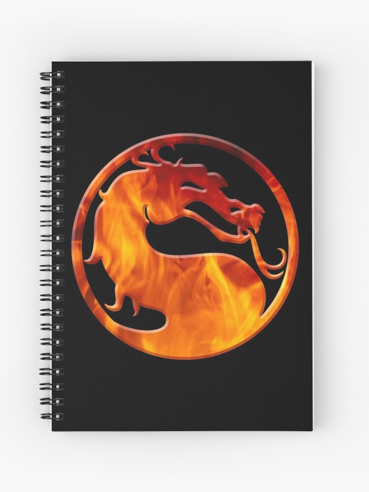 "MORTAL KOMBAT SKORPION Dragon logo classic arcade" Journal for Sale by ...