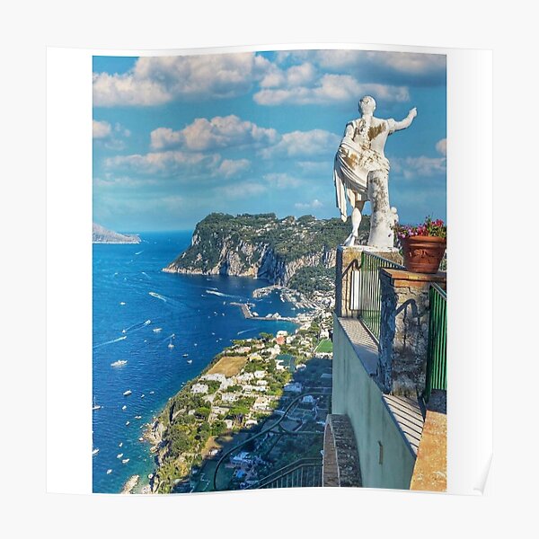 "Vintage Travel Europe - Capri Italy" Poster for Sale by Perlashop1 ...
