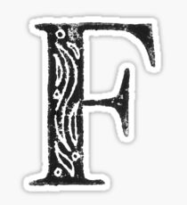 Letter F: Stickers | Redbubble