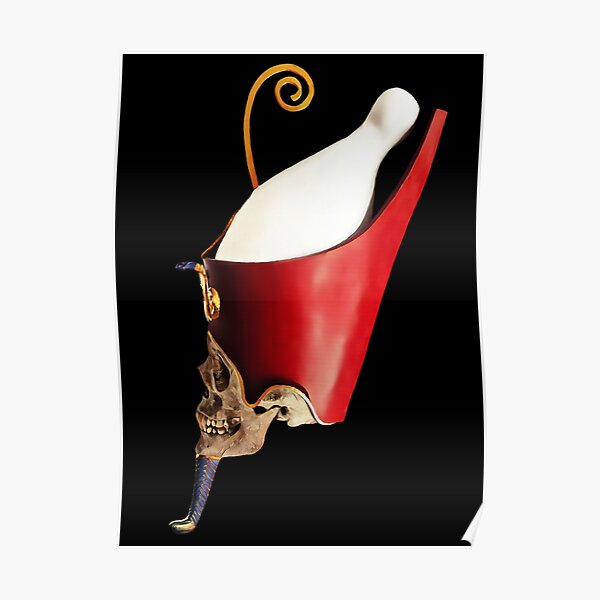 "Skull in the Peshent crown" Poster by DotorEaon | Redbubble