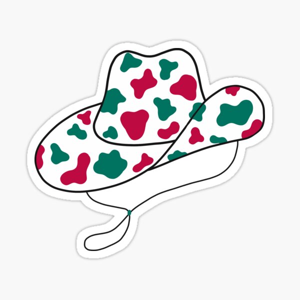 "WashU cowboy hat (white background) " Sticker for Sale by ...