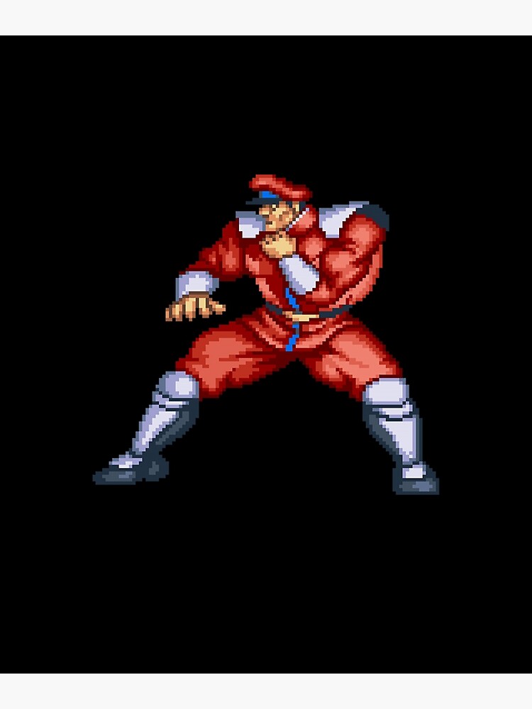 Lámina fotográfica «Street Fighter 2 II M. Bison Original Retro Vintage ...