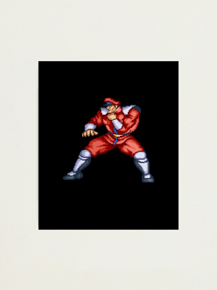 Lámina fotográfica «Street Fighter 2 II M. Bison Original Retro Vintage 16 bits Versión Arcade ...