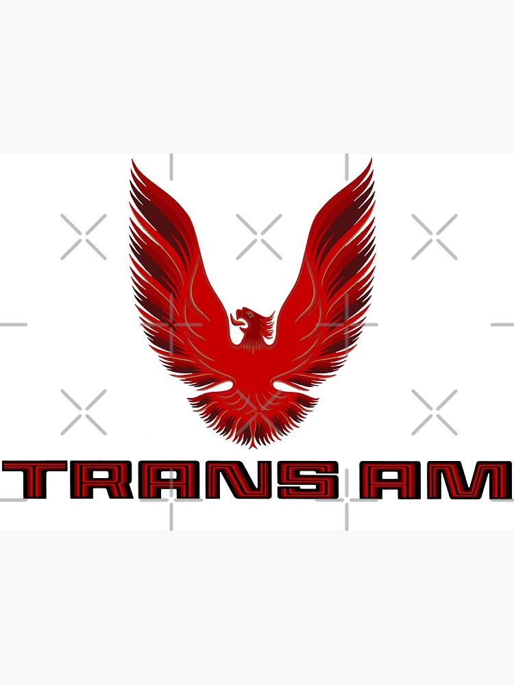"Fire Red Bird Trans Am " Sticker for Sale by Pinup-phoenix | Redbubble