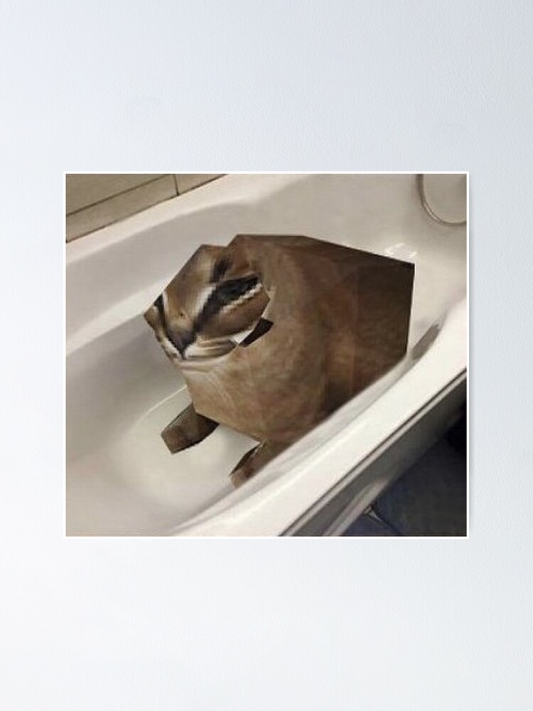 Póster «Big Floppa Polygon Meme» de 1Zaners | Redbubble