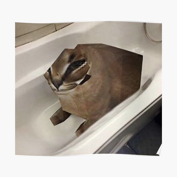 Póster «Big Floppa Polygon Meme» de 1Zaners | Redbubble