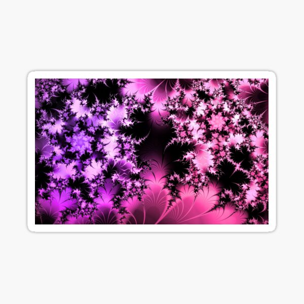 " Electric Pink and Purple Merchandise" Sticker for Sale by ...