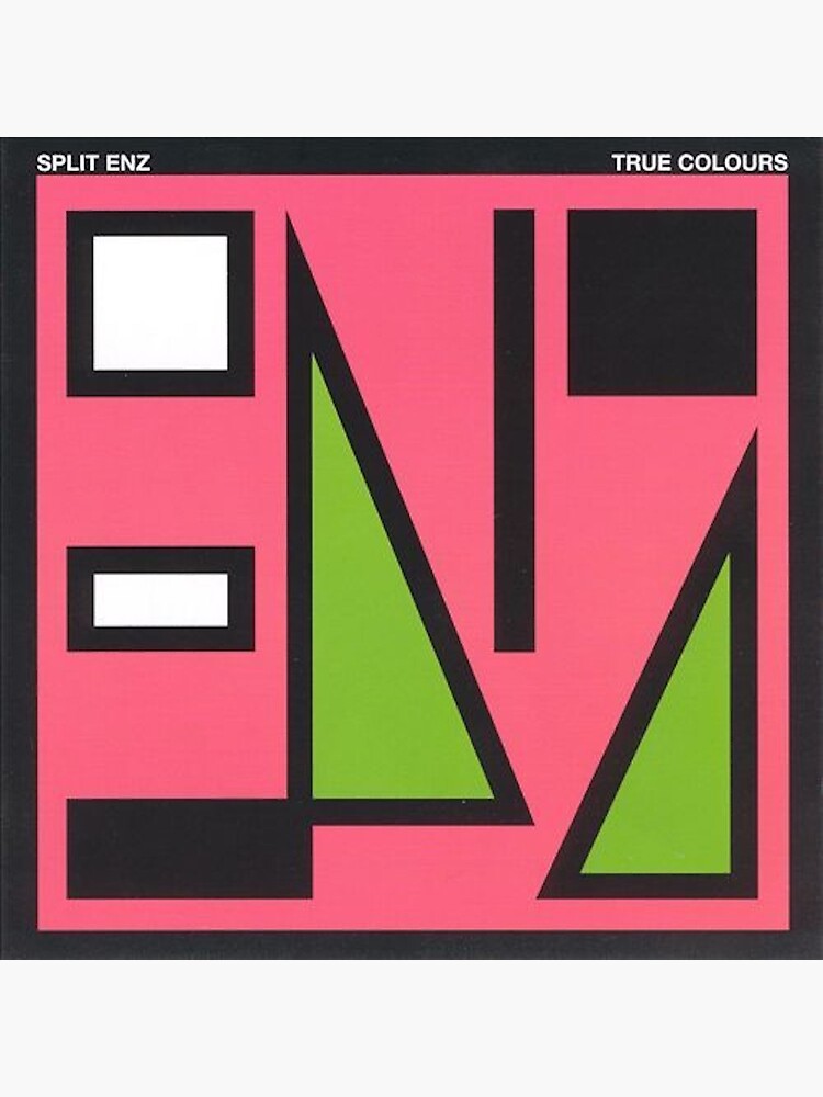 "Split Enz - True Colours album cover" Poster for Sale by heymate ...