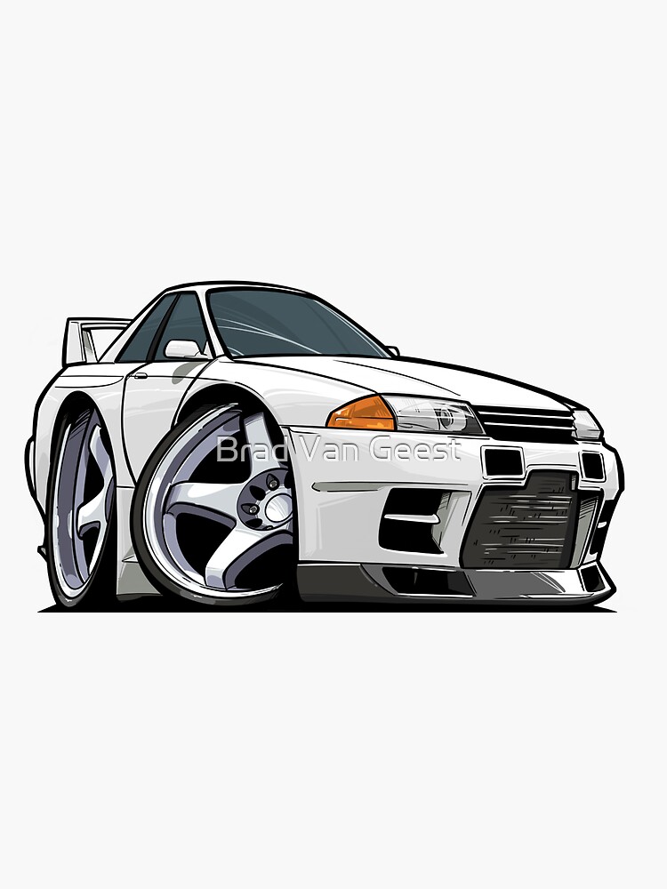 "Nissan Skyline R32 GTR" Sticker by killustrator | Redbubble
