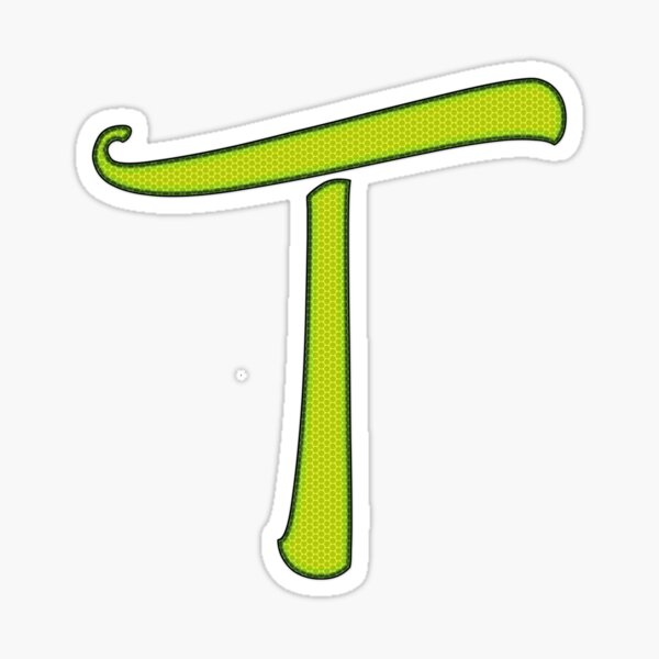 "Letter T" Sticker for Sale by kimberpix | Redbubble