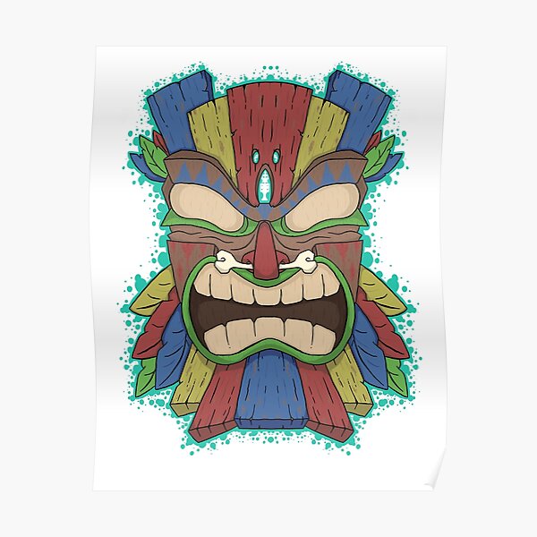 "Tiki bone" Poster for Sale by D-12 | Redbubble