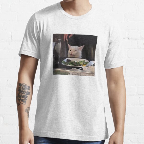 "Smudge The Cat - Lady Yelling At Cat Meme" T-shirt by emmasuniverse ...