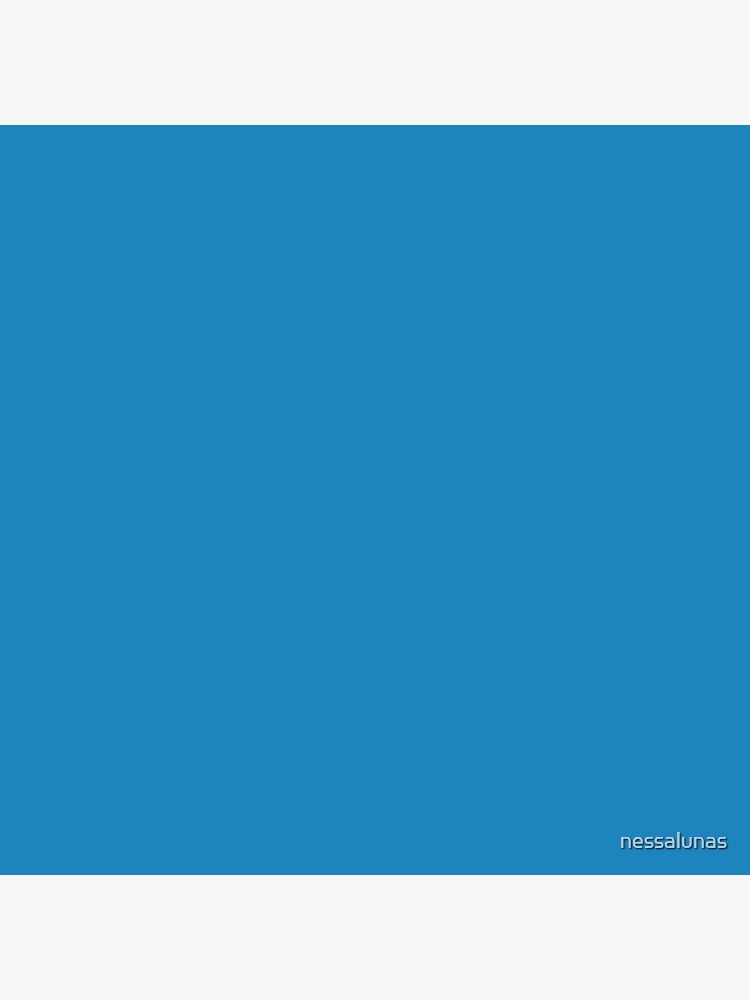 "Ocean Blue Solid Color" Poster by nessalunas | Redbubble