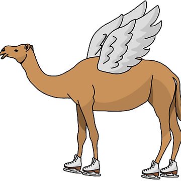 "Flying camel" Sticker for Sale by Ashley0615 | Redbubble