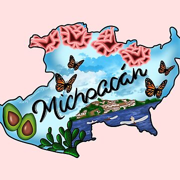"Michoacán " Sticker for Sale by Xicanapoet | Redbubble