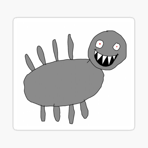 "cursed spider" Sticker for Sale by suqqulent | Redbubble