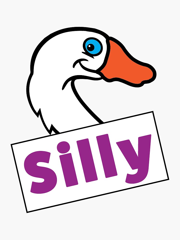 "Dave Silly Goose" Sticker for Sale by Pilotdave | Redbubble